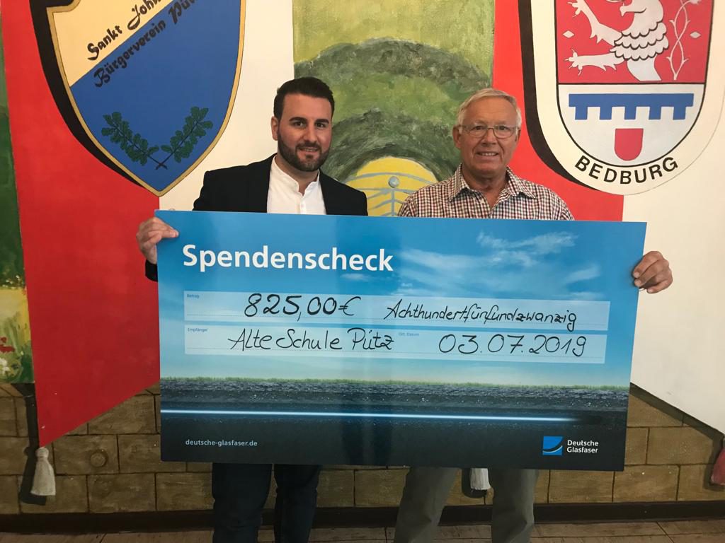 Deutsche Glasfaser unterstützt Vereine in Pütz – Bürgerverein "St ...